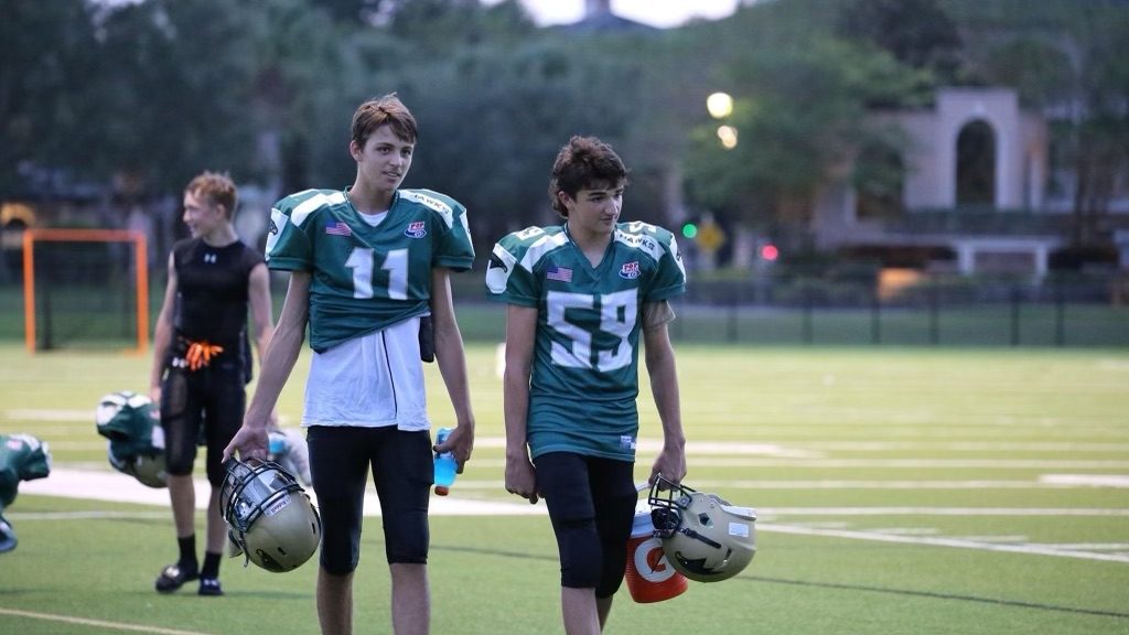 Isaac Hungerbuhler: Persevering through loss surrounded by his football ...