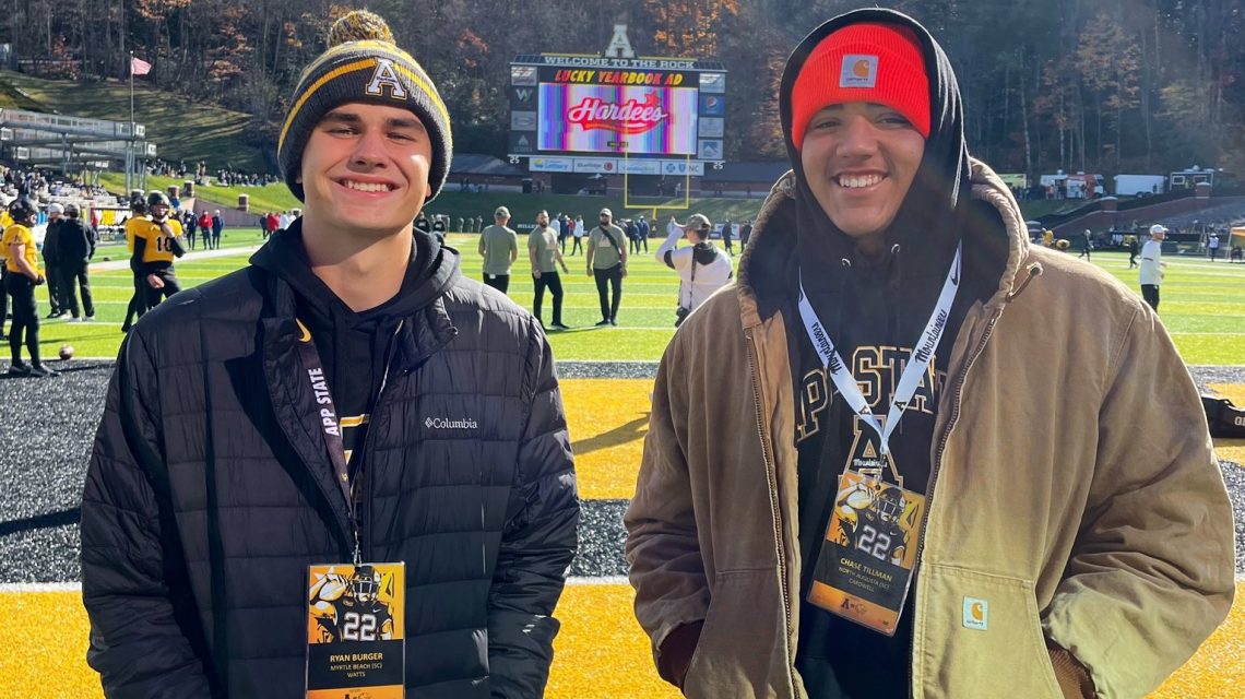 Ryan Burger looks forward to standing out at Appalachian State - BVM Sports