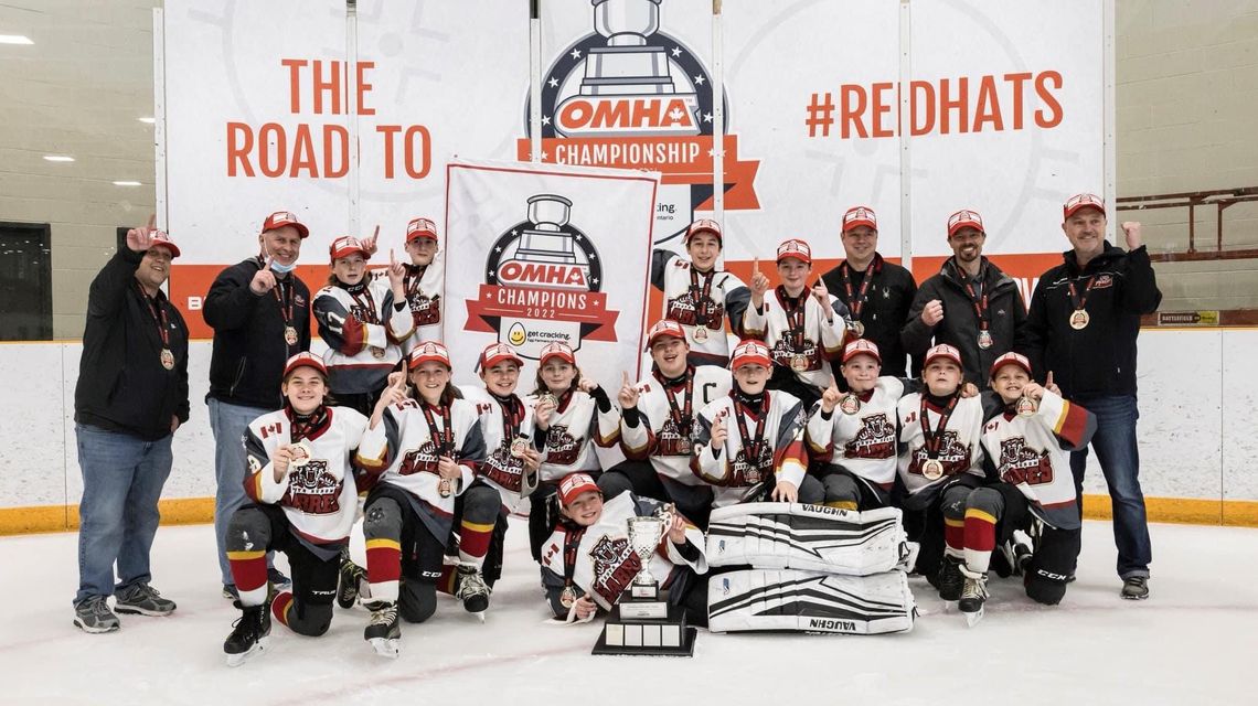 The road to the OMHA Championships for the U13 South Huron Sabres - BVM ...