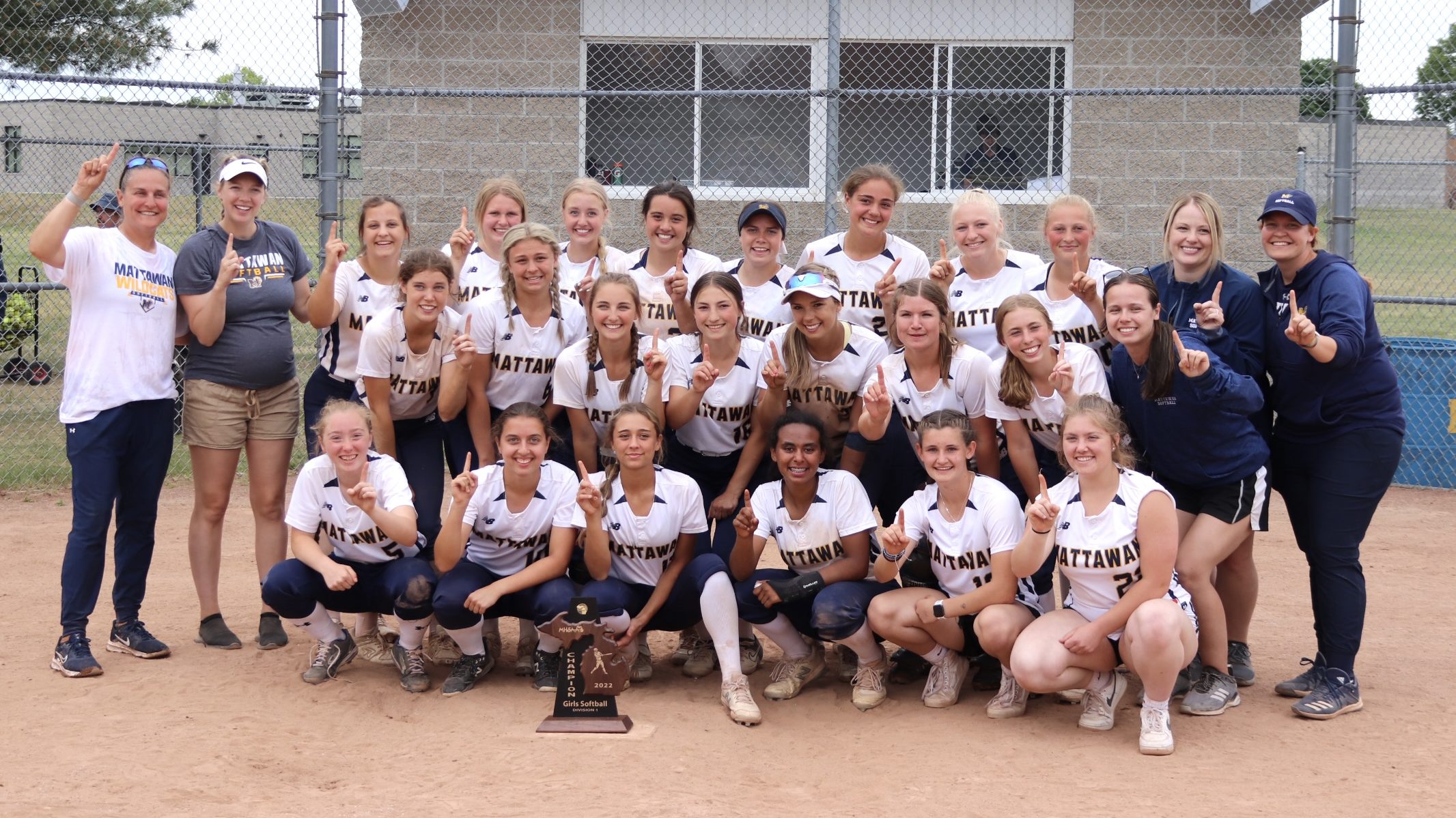 Mattawan softball finishes season with a District Championship - BVM Sports
