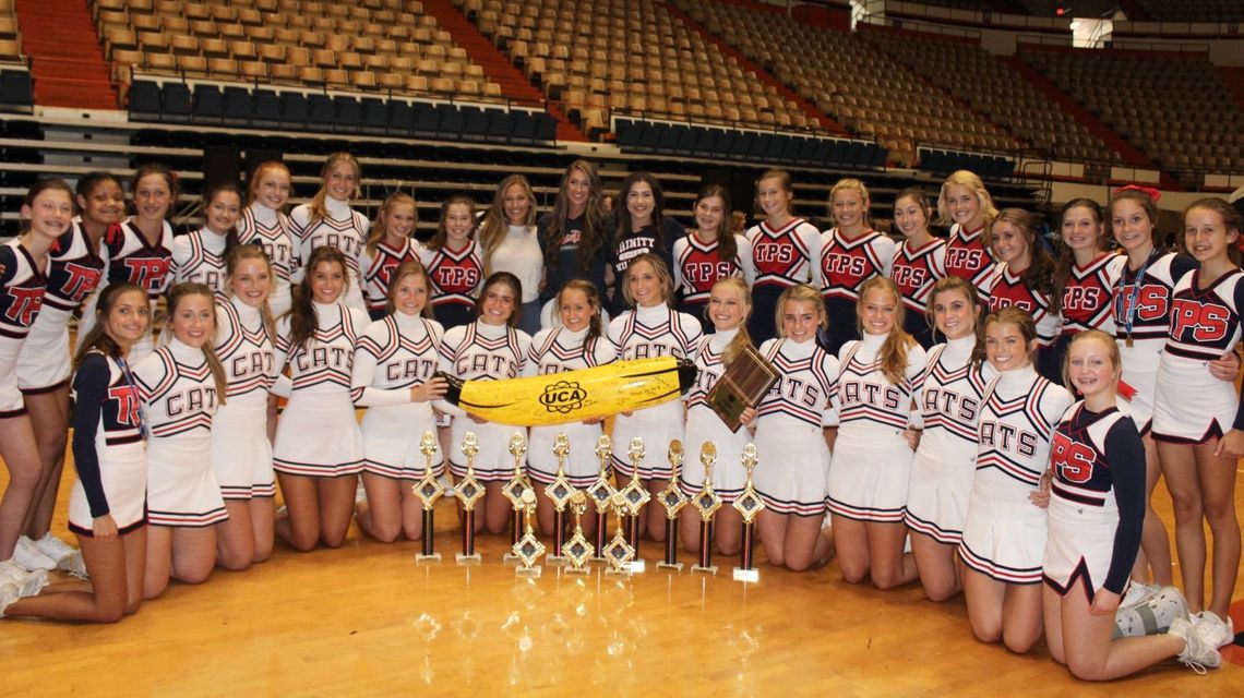Trinity Presbyterian cheer team takes top honors at UCA camp in Auburn ...