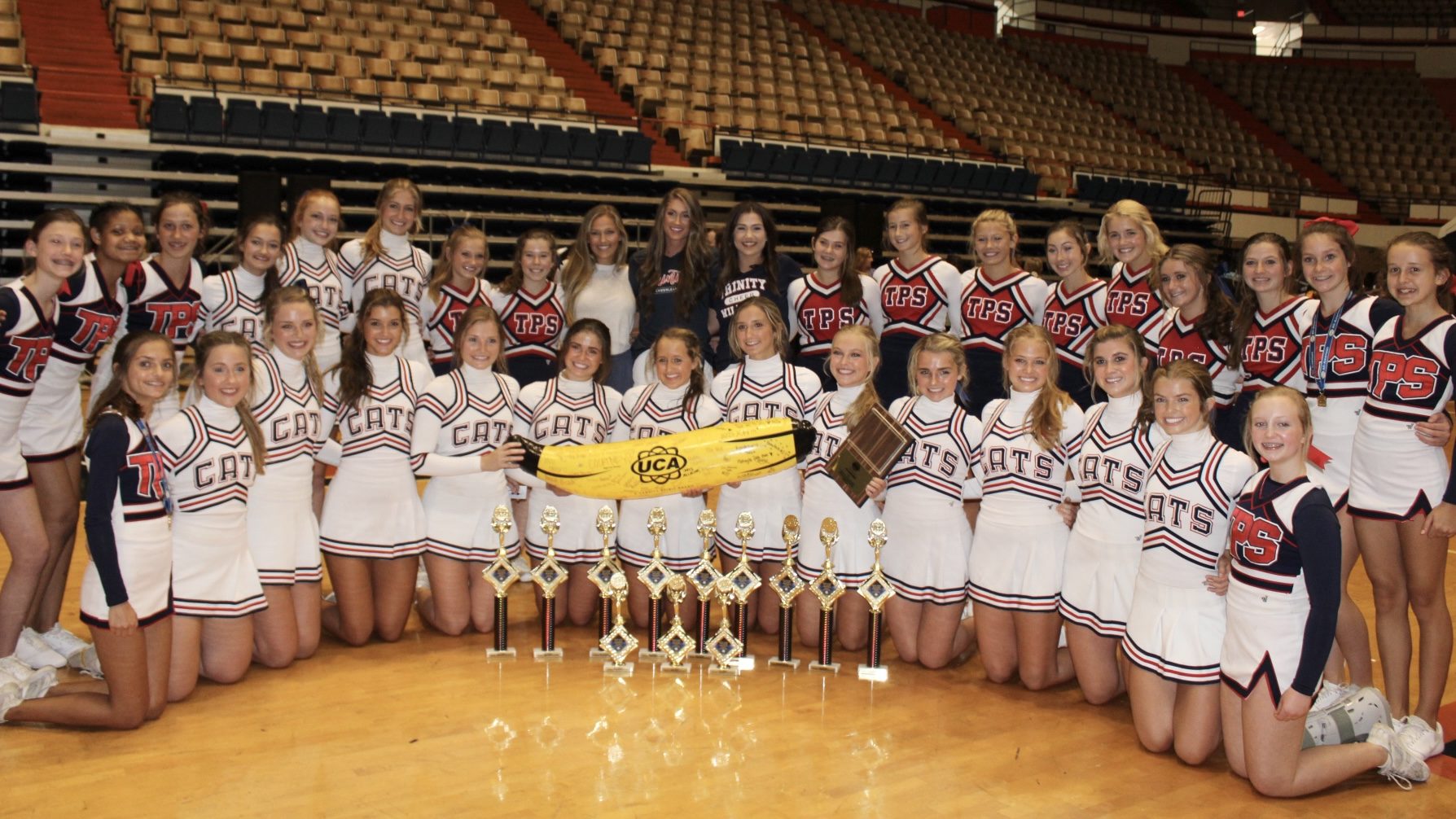Trinity Presbyterian cheer team takes top honors at UCA camp in Auburn ...