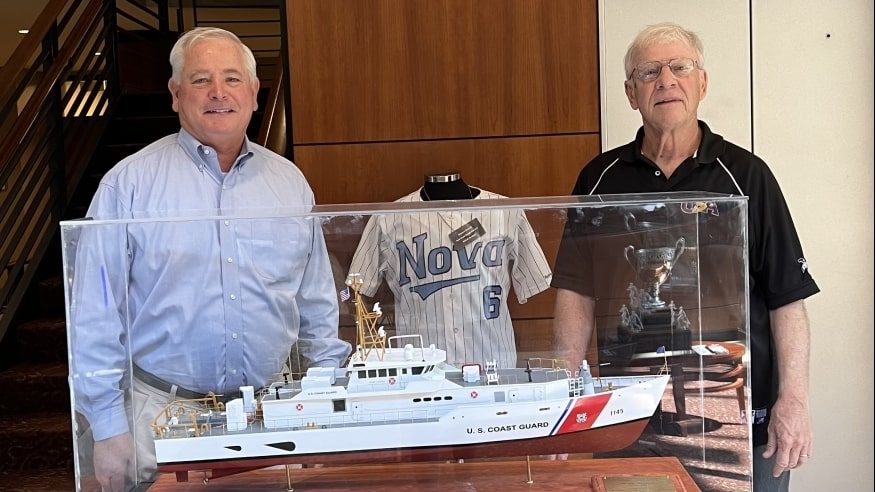 Model of NFL legend Emlen Tunnell Coast Guard cutter now on display ...