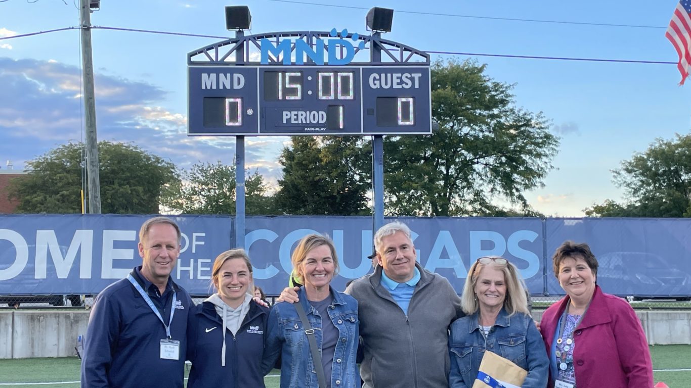 Mount Notre Dame HS unveils new scoreboard - BVM Sports