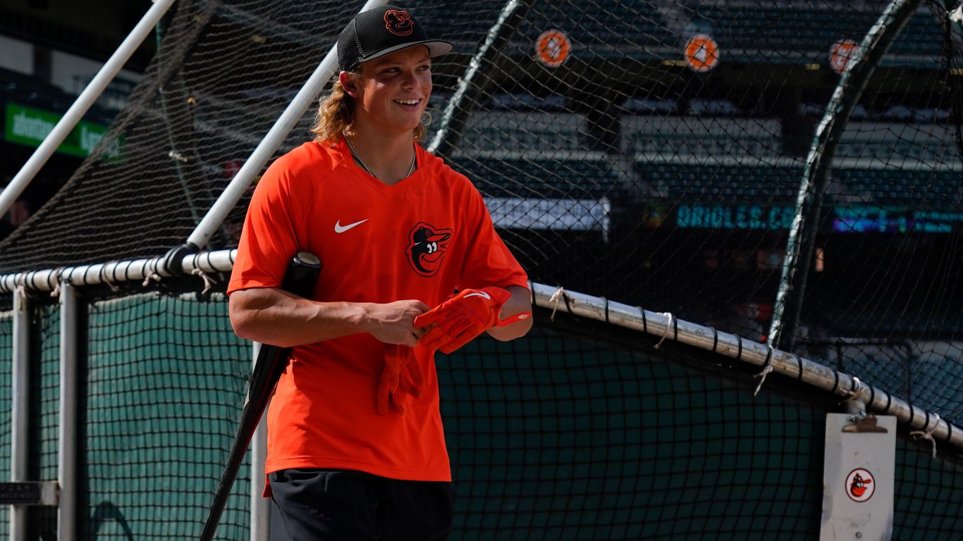 Jackson Holliday making early Orioles spring training debut