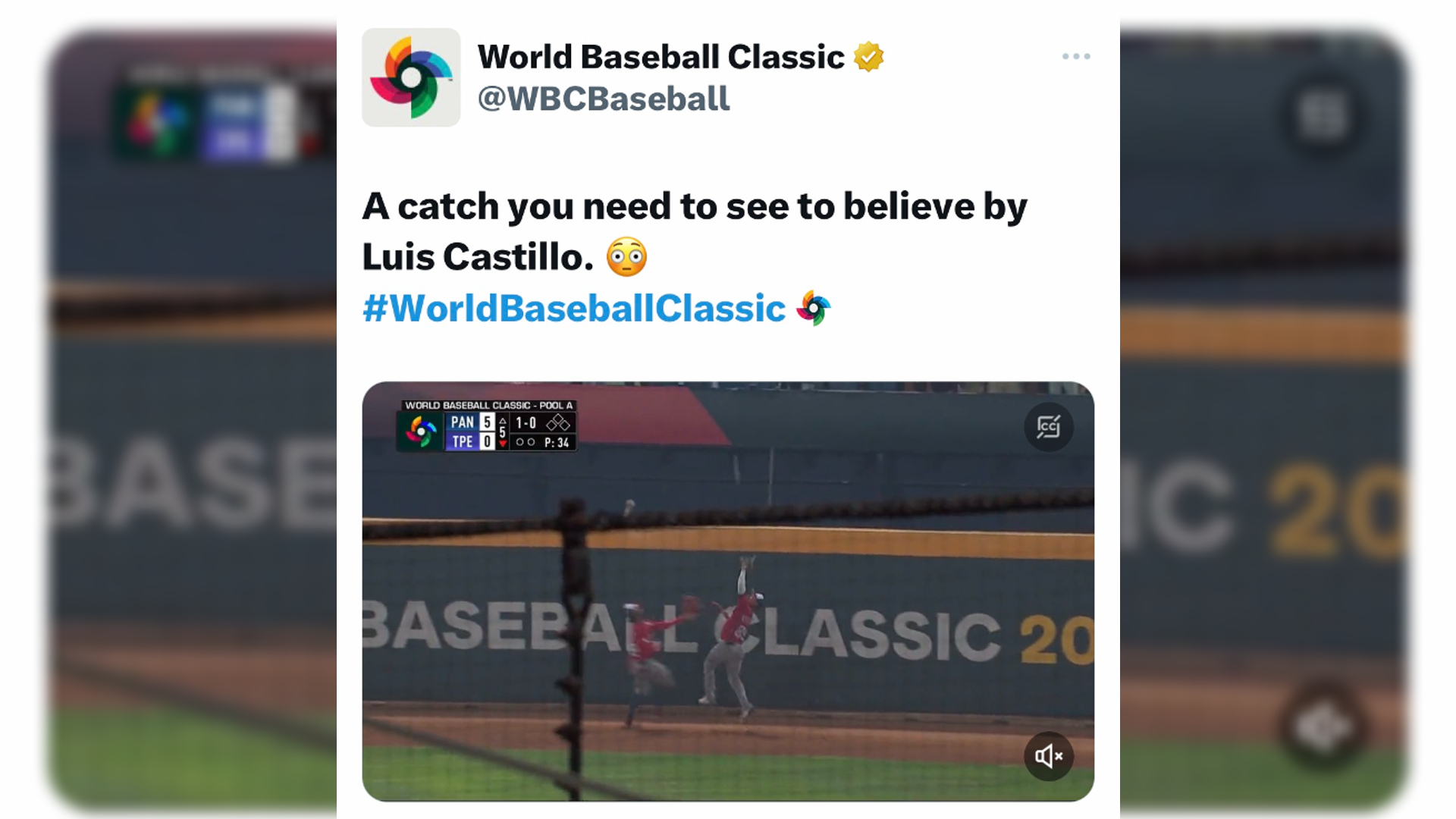 Who is Luis Castillo? Viral catch may be best in WBC history