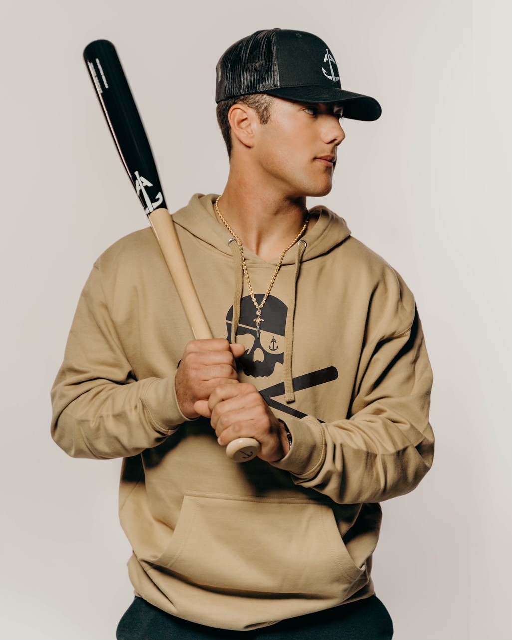 ECU baseball player Parker Byrd is a strong Pirate following through ...