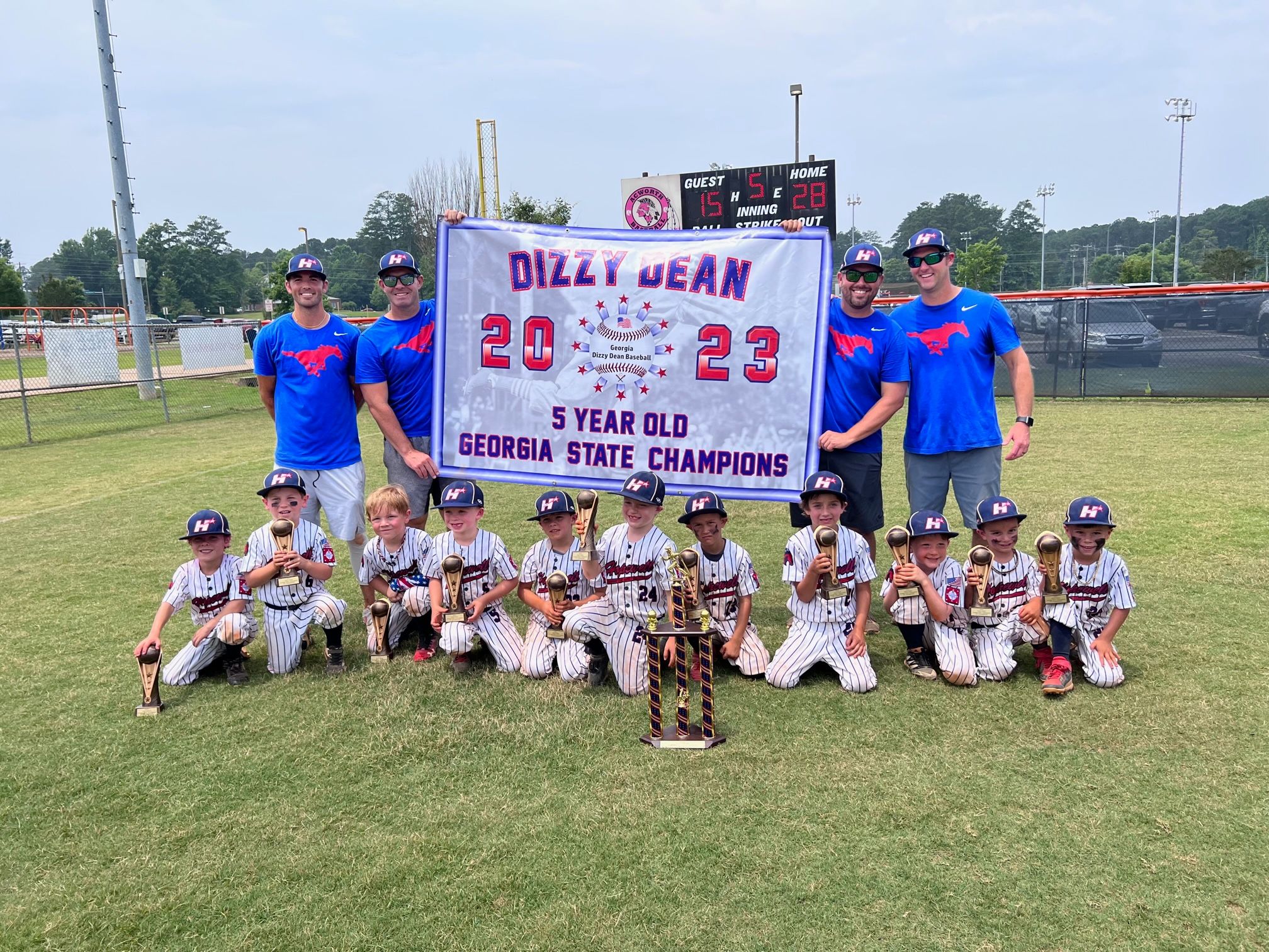 5U Hopewell Mustangs: The undefeated Dizzy Dean 2023 Georgia state ...