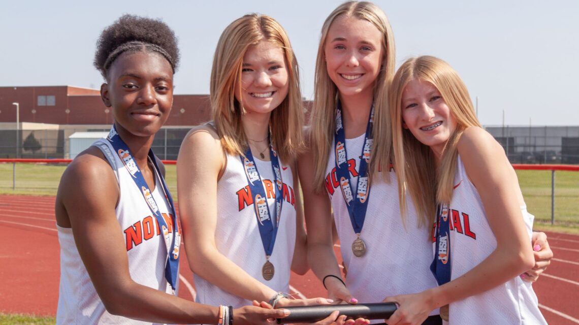 Normal Community's Ali Ince and the Lady Iron relay team sparkle on ...