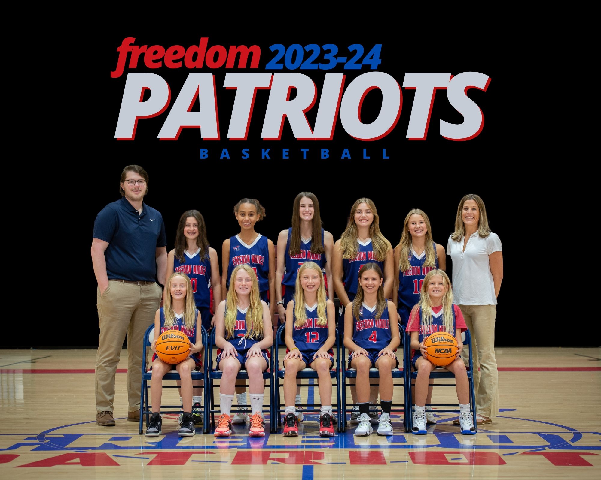 Meet the Freedom Middle School Patriots basketball and cheer teams ...
