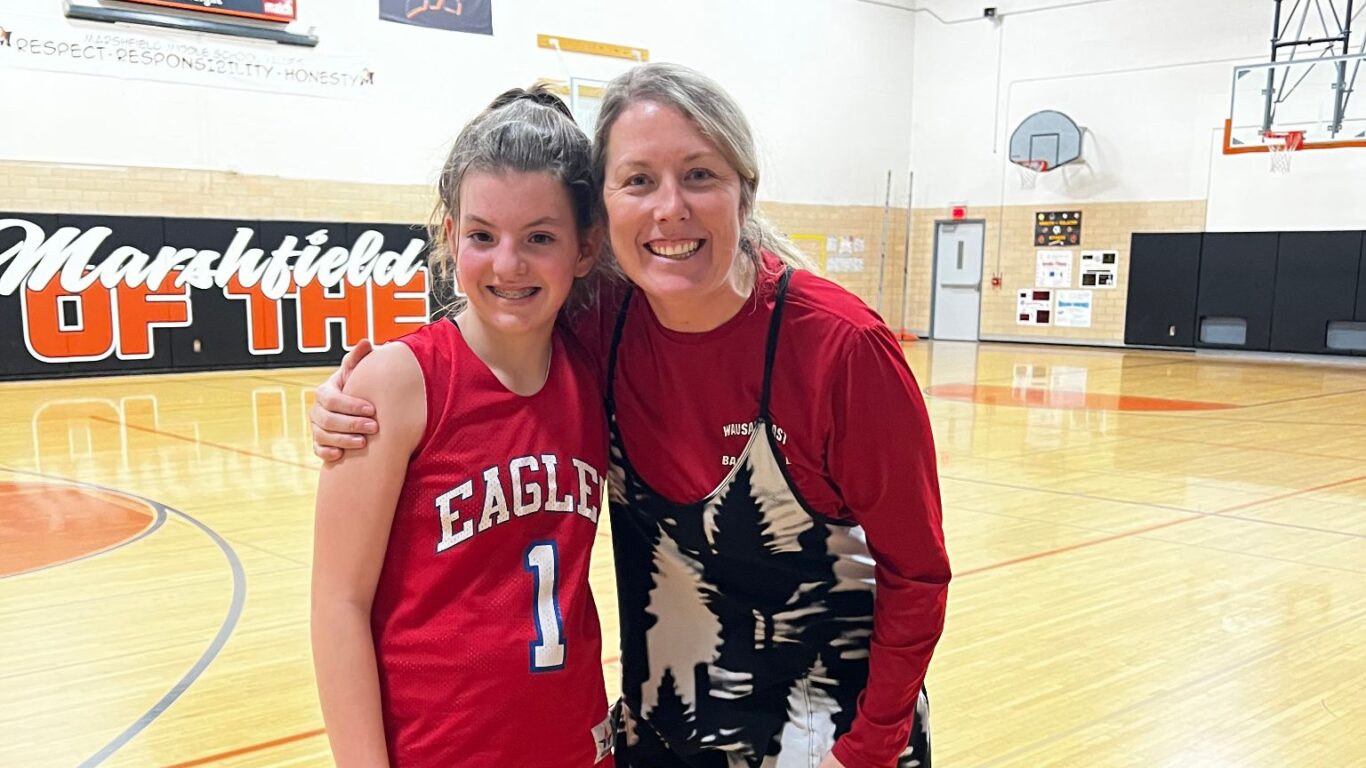 Horace Mann seventh grade basketball player Maggie Kettleson has her ...