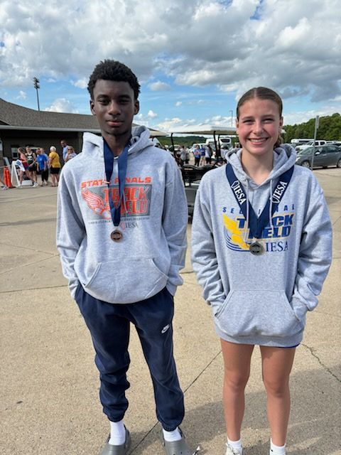 Schlarman Academy at 2024 IESA state track meet - BVM Sports