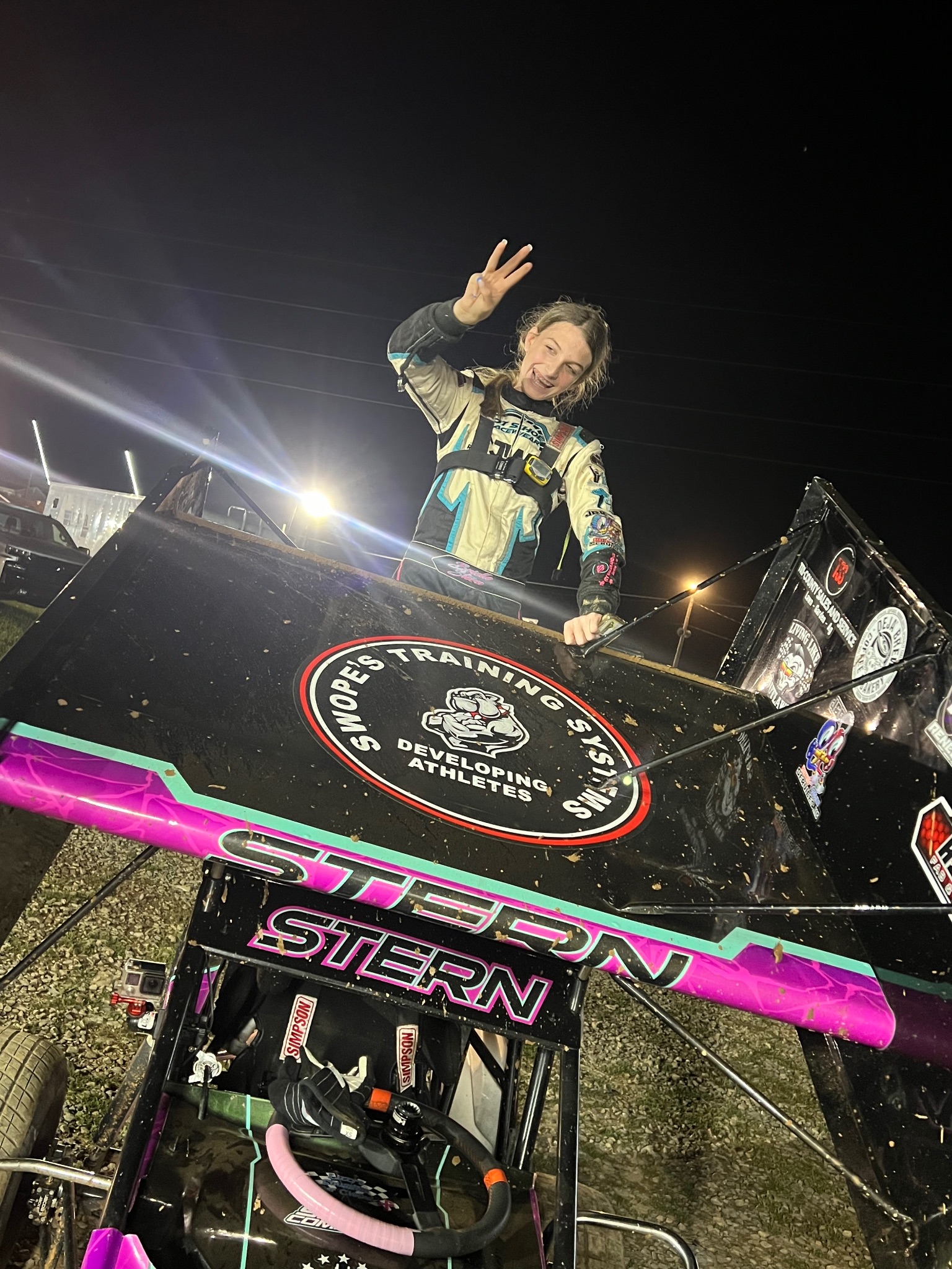 Breaking barriers at breakneck speed: Meet 14-year-old sprint car ...