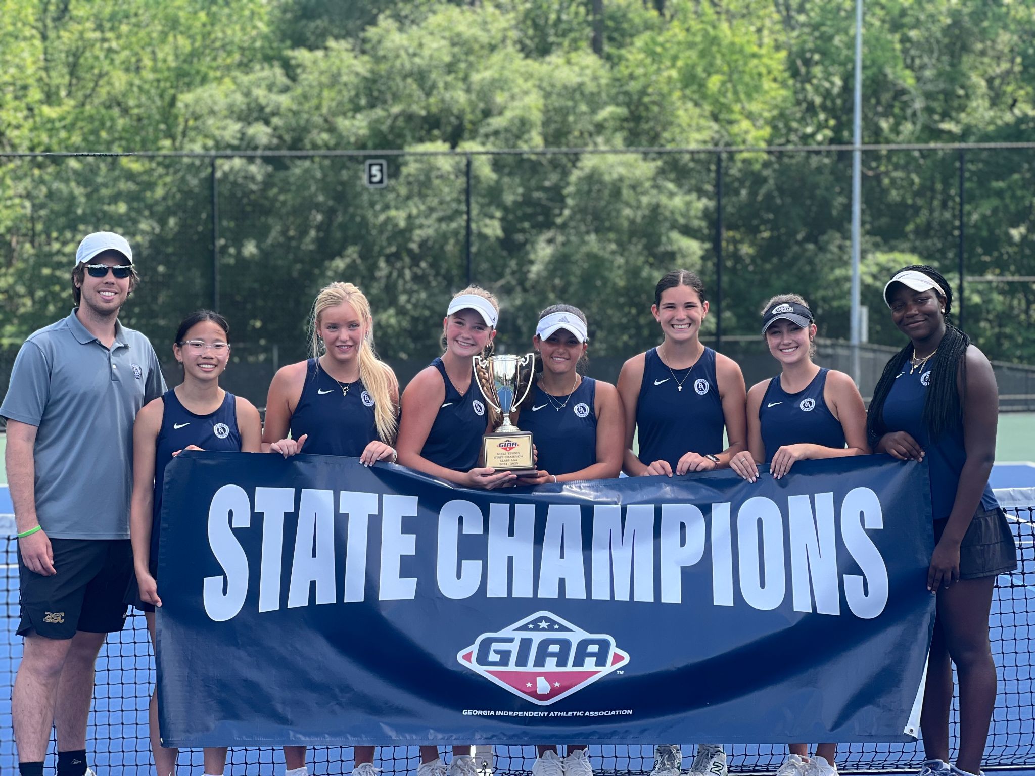 Girl power: Rivers Academy girls tennis and golf teams capture state ...